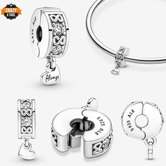 Pandora | Jewelry | Pandora Family Always Clip Charm | Poshmark